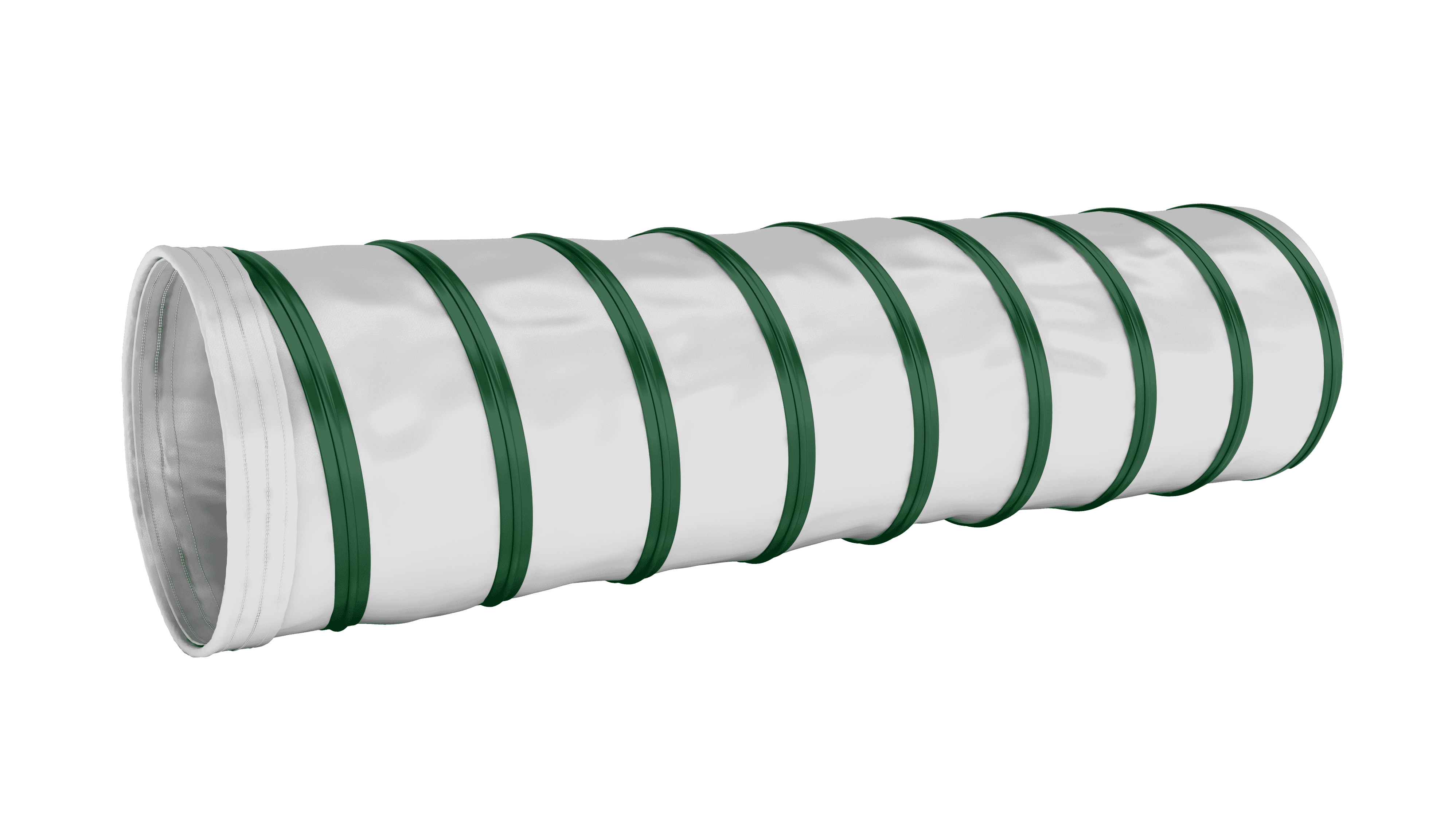 White x Green AC Supply Duct Hose — Midwest Hose & Specialty, Inc.